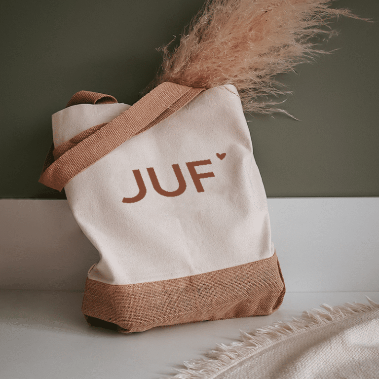 Etui Juf - met naam - Hip&Mama Box