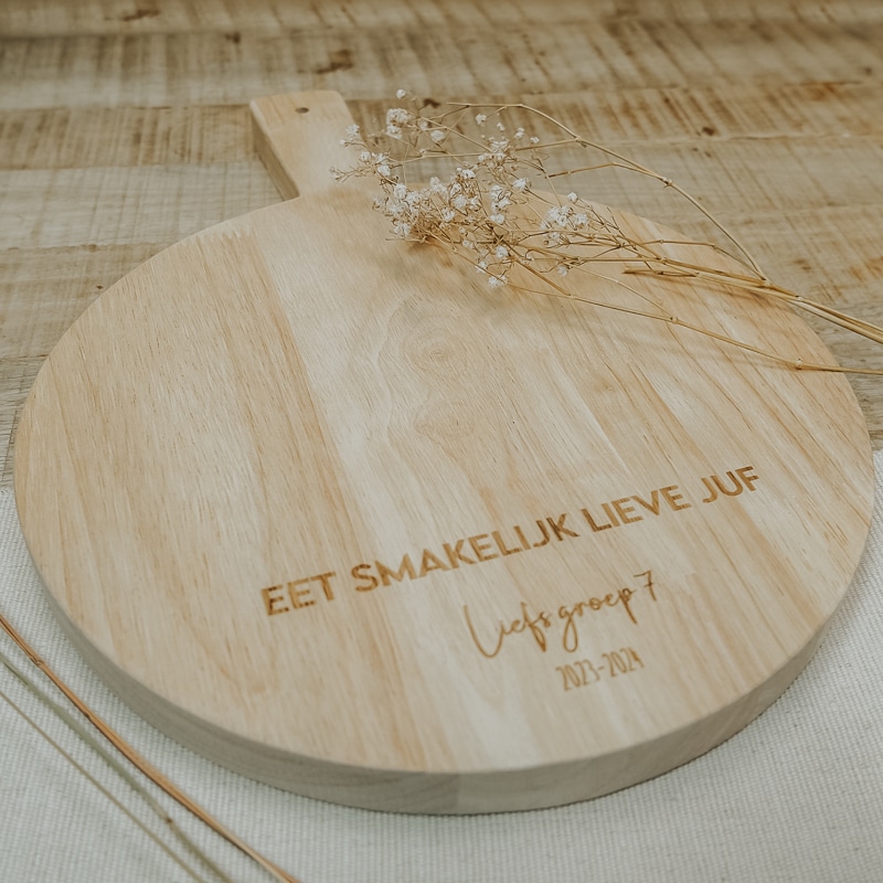 Borrelplank voor Juf en Meester | Het leukste cadeau!